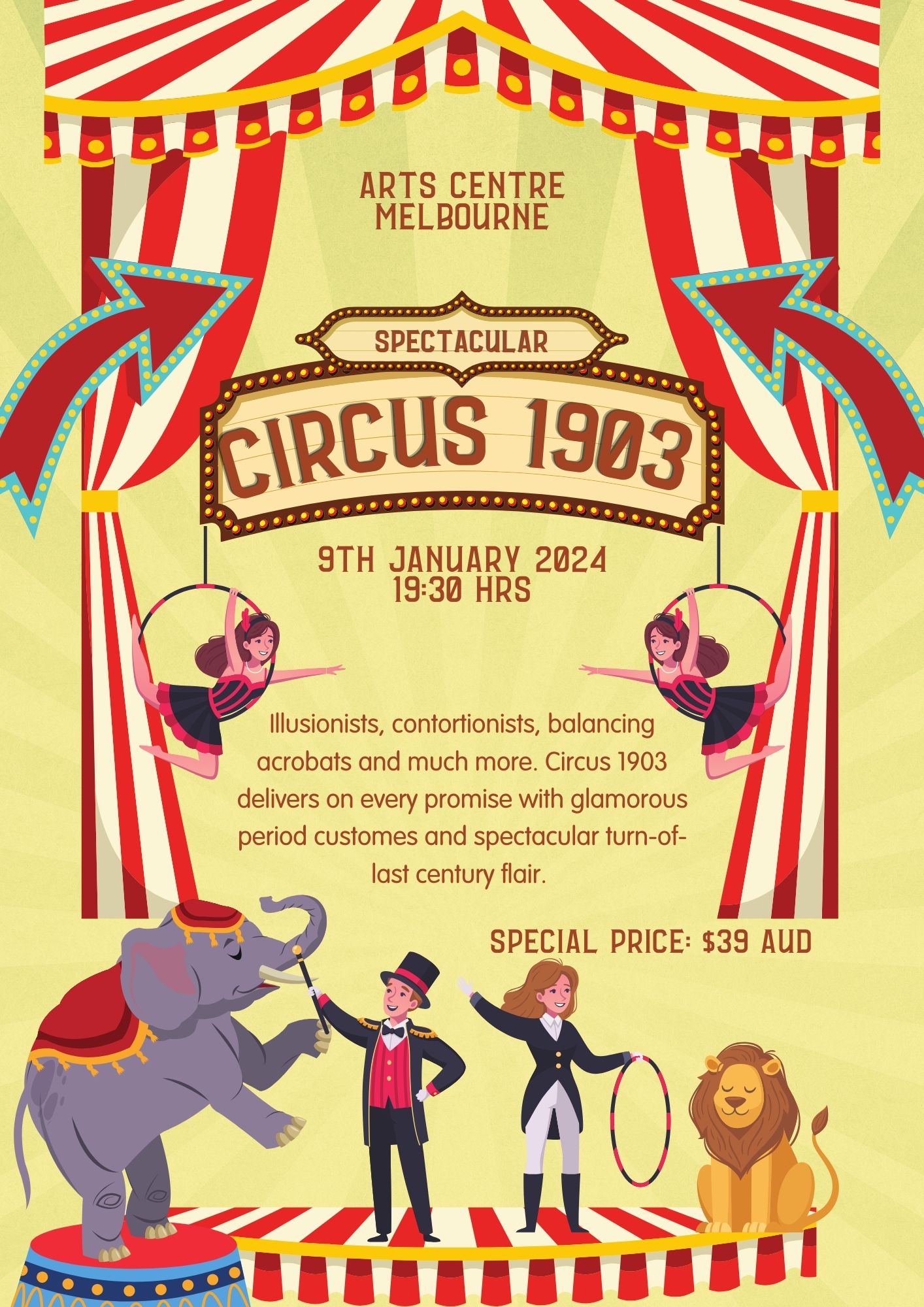 Circus 1903 – My Iglu Flagstaff Gardens