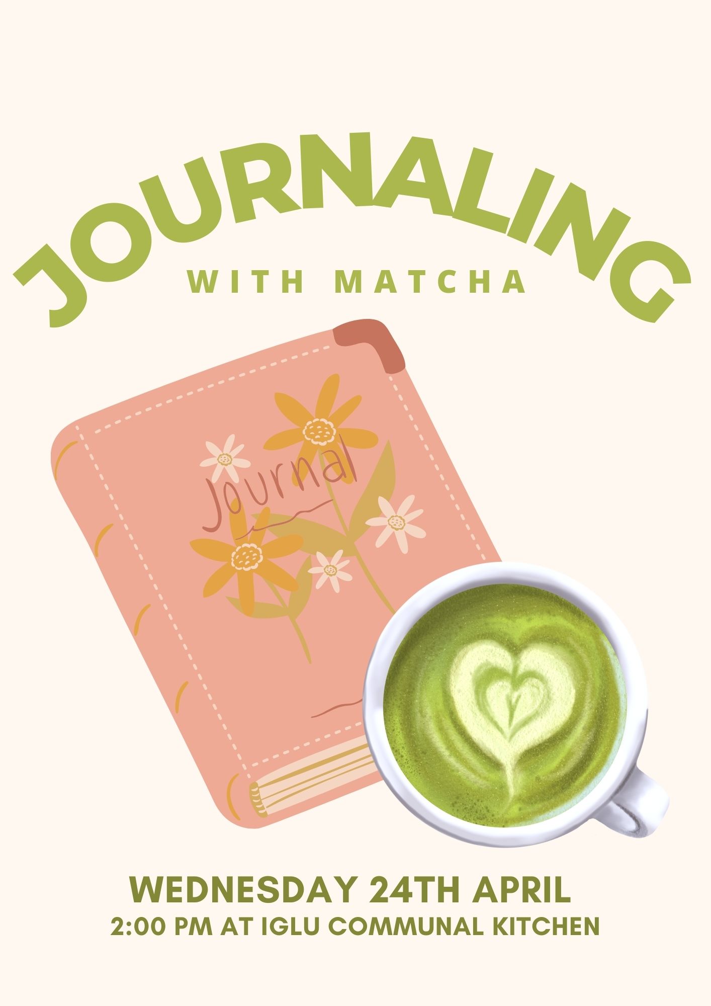 Wellness Wednesday – Journalling with Matcha – My Iglu Flagstaff Gardens